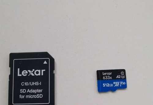 Карта памяти Lexar MicroSD 512gb