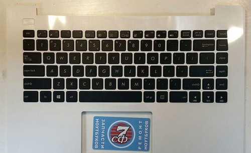 Клавиатура для ноутбука Asus X453SA топкейс белый