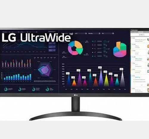 Монитор 34" LG UltraWide 34WQ500-B, 2560x108