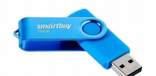 Флешка USB SmartBuy Twist 16Gb blue