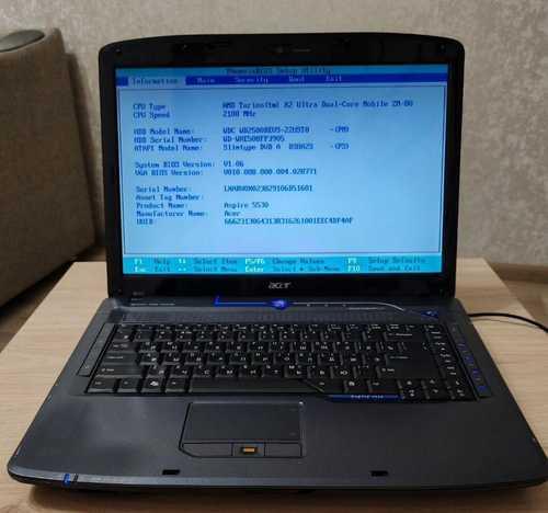 Ноутбук Acer aspire 5530