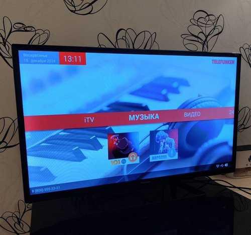 Телевизор SMART tv 32 дюйма бу