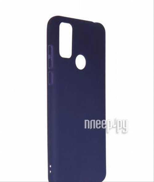 Чехол DF для TCL 20Y Silicone Blue tcCase-04