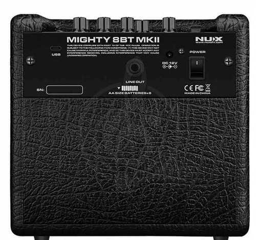 Nux Mighty-8BT-mkii - Цифровой комбоусилитель, 8Вт