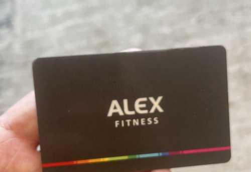 Абонемент в тренажерный зал Alex Fitness