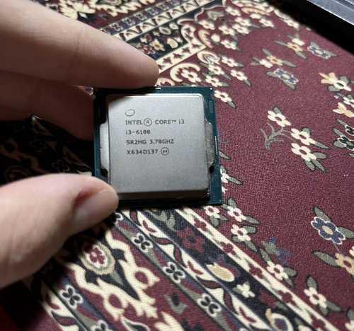 Процессор intel core i3 6100 3.7GHZ