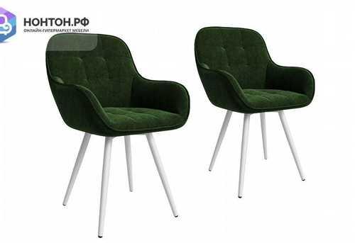 Комплект стульев Сильвер зеленый / белый