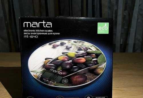 Кухонные весы электронные Marta MT-1640 (Новые)