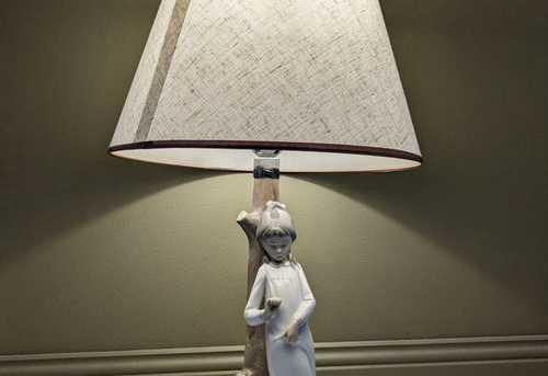 Лампа Nao by Lladro девочка с собачкой
