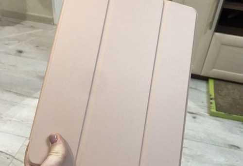 Чехол книжка для iPad розовый жемчуг