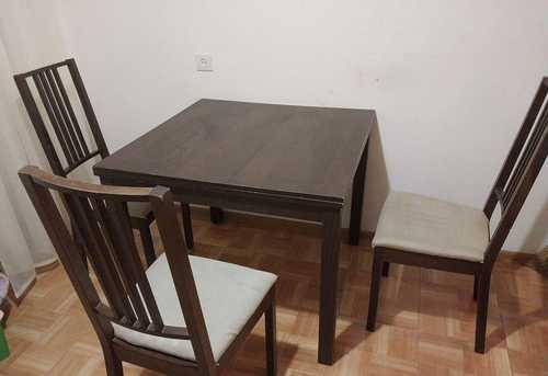 Кухонный стол со стульями IKEA бу