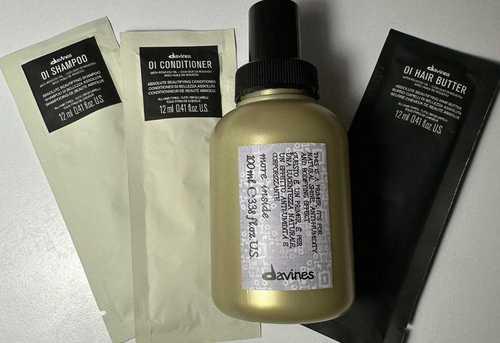 Davines набор oi, спрей для блеска и объема 100ml