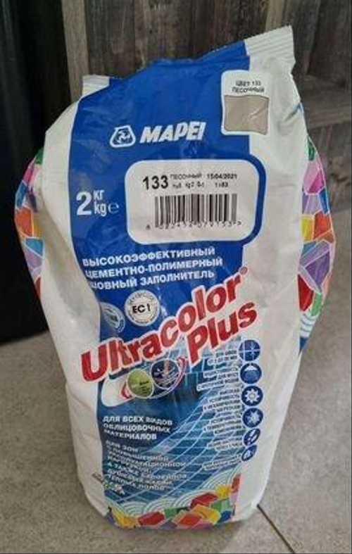 Затирка Mapei Ultracolor Plus 133 песочная, 2 кг