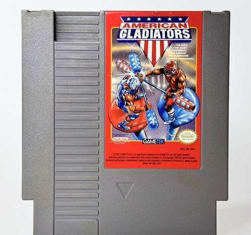 Картридж American Gladiators, NES