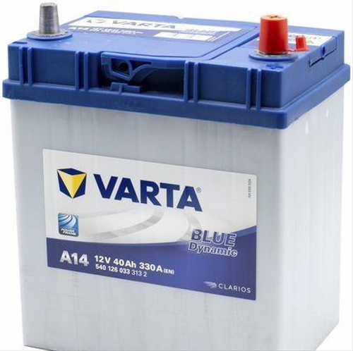 Аккумулятор varta Asia Blue Dynamic (A14) 40 Ач 33