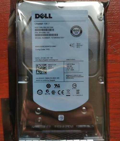 Жесткий диск Dell 600gb 15k sas 6g 3.5"