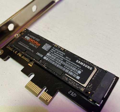 Samsung m.2 ssd 970 evo plus 250 gb