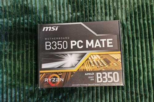 Материнская плата msi b350 pc mate