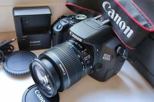 Canon 650 kit 18-55mm is II + сумка и флешка