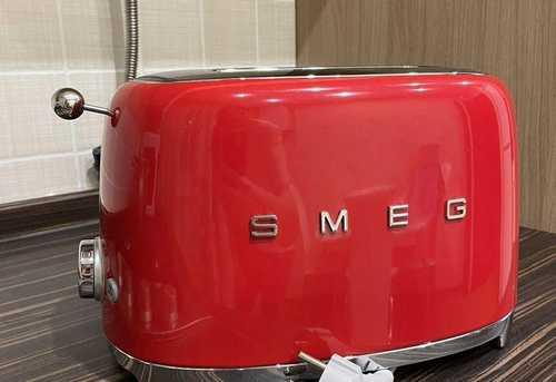 Тостер Smeg новый TSF01rdeu красный