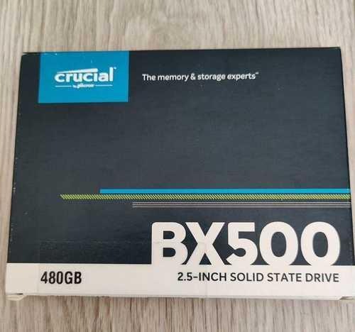 SSD диск Crucial 2.5" BX500 480 Gb SATA III