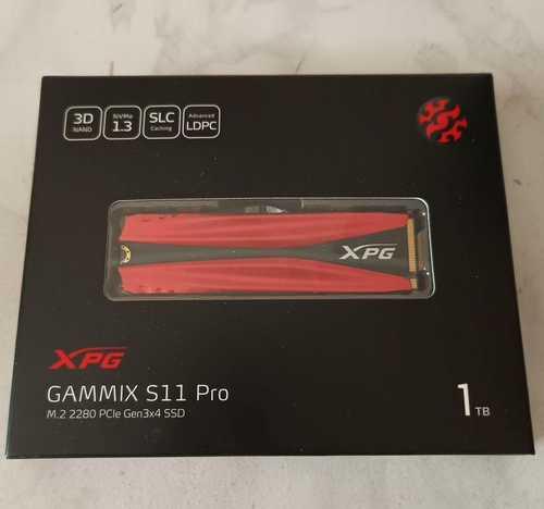 M.2 NVMe накопитель adata XPG gammix S11 Pro 1000