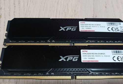 Оперативная память XPG DDR4 32Gb 3200MHz