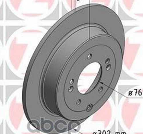 Диск тормозной задн 302x10/54-5x114 Hyundai
