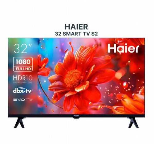 Haier Телевизор 32 SMART TV S2 32" Full HD, черный