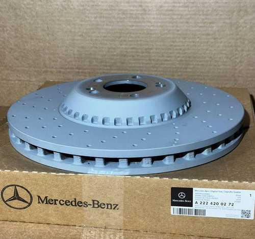 Диск тормозной Mercedes W222 передний A2224200272