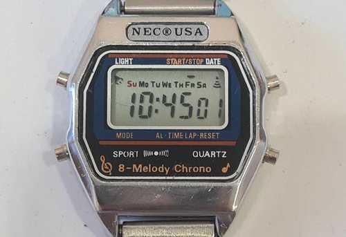 Женские электронные часы Nec USA из 80-90-х (№ 1,3