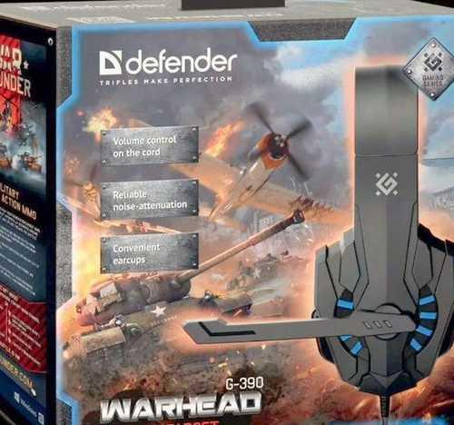 Игровая гарнитура defender warhead G-390