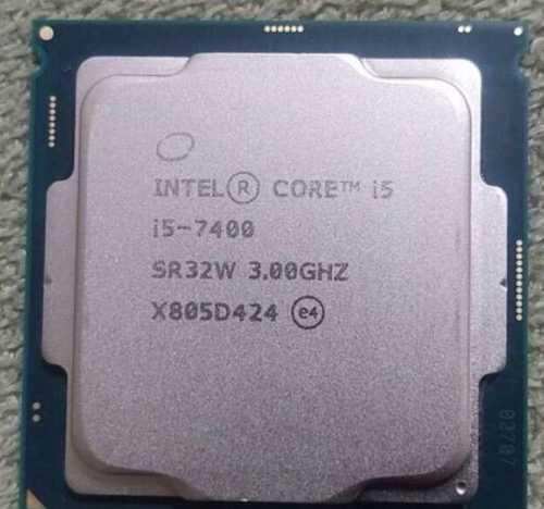 Процессор intel core i5 7400