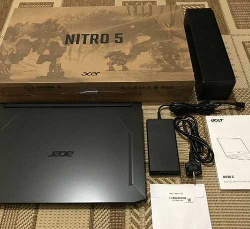 Игровой ноутбук acer Nitro5 10300H/32Gb/2Tb/1660Ti