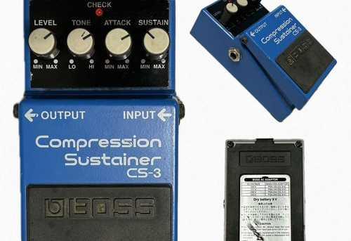 Продам гитарную педаль Boss CS-3, компрессор