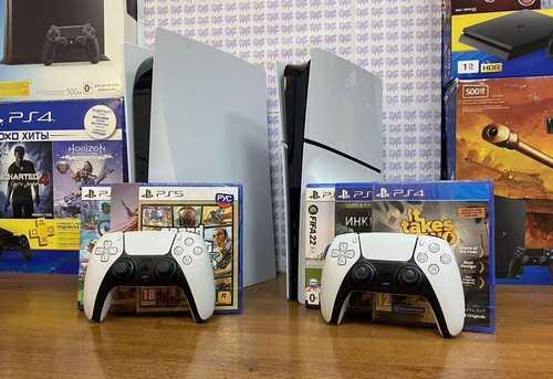 Sony PlayStation 5/PlayStation 5 Slim + Игры