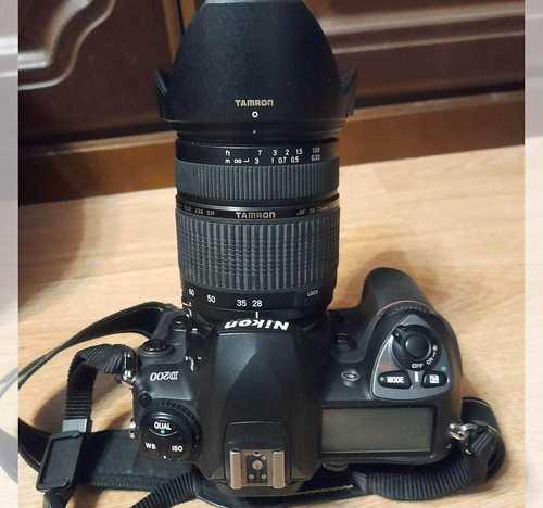 Nikon D200 с объективом Tamron