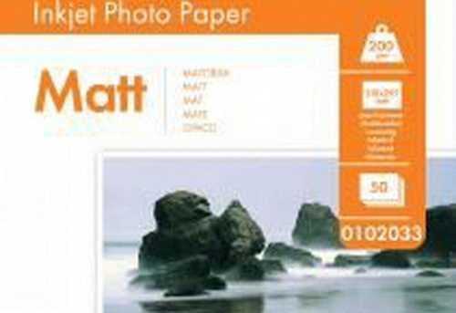 Матовая фотобумага для принтера А4, 200 г/кв.м 50