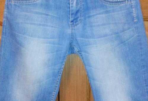 Бриджи джинсовые, размер 48-50