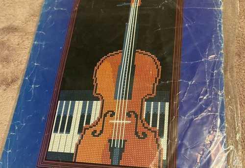 Вышивка крестиком для любителей музыки - Скрипка