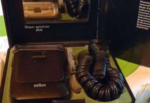 Винтажная бритва Braun synchron plus 5380