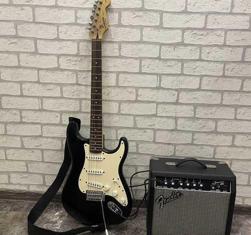 Электрогитара с комбиком Fender