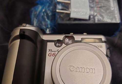 Компактный фотоаппарат canon powershot g6