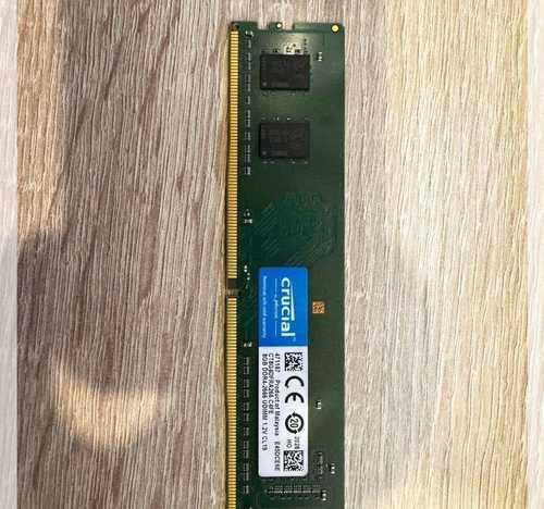 Оперативная память ddr4 8gb Crucial 2666