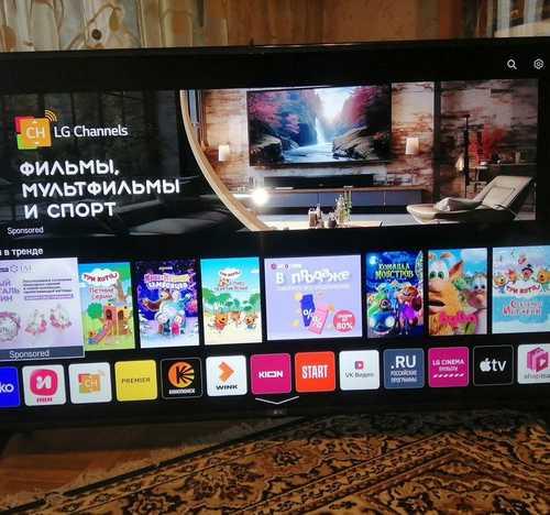 Телевизор SMART tv LG 60UM7100PLB