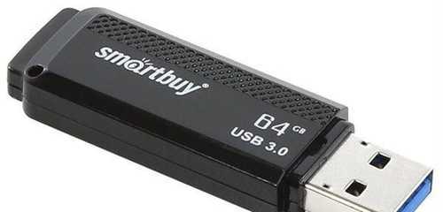 Флешка USB 3.0 SmartBuy Dock 64GB black