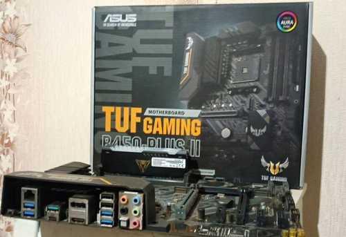 Материнская плата asus TUF gaming B450-plus II