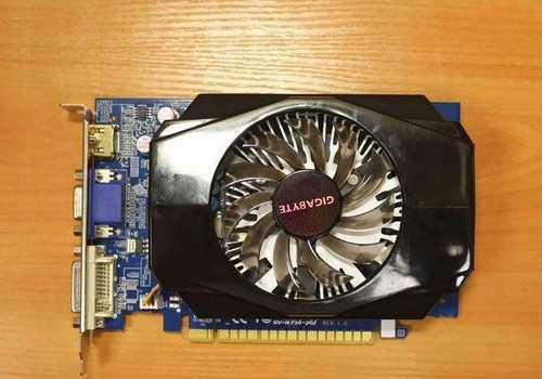 Видеокарта Gigabyte GeForce GT 730 2гб Ddr3