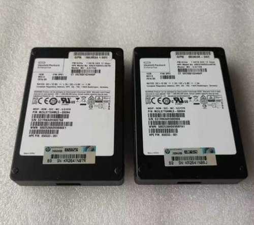 SSD Samsung PM1633a 7.68Тб SAS HPE 3PAR