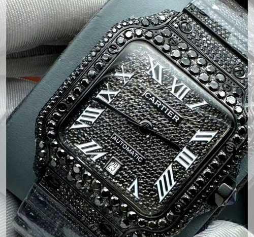 Cartier Santos Swiss мужские часы премиум